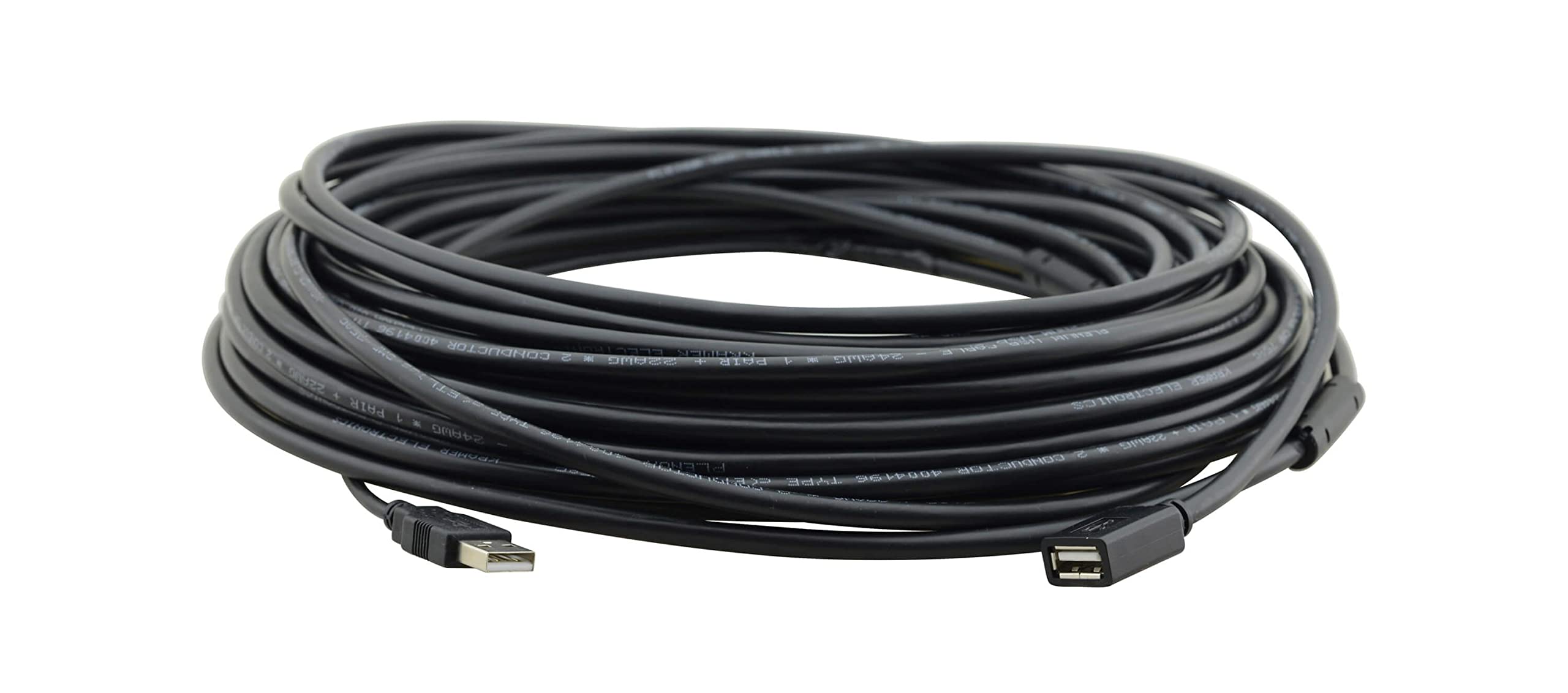 Kramer Electronics CA-UAM/UAF USB 2.0 A (M) to A (F) Active Extension Cable, 65'