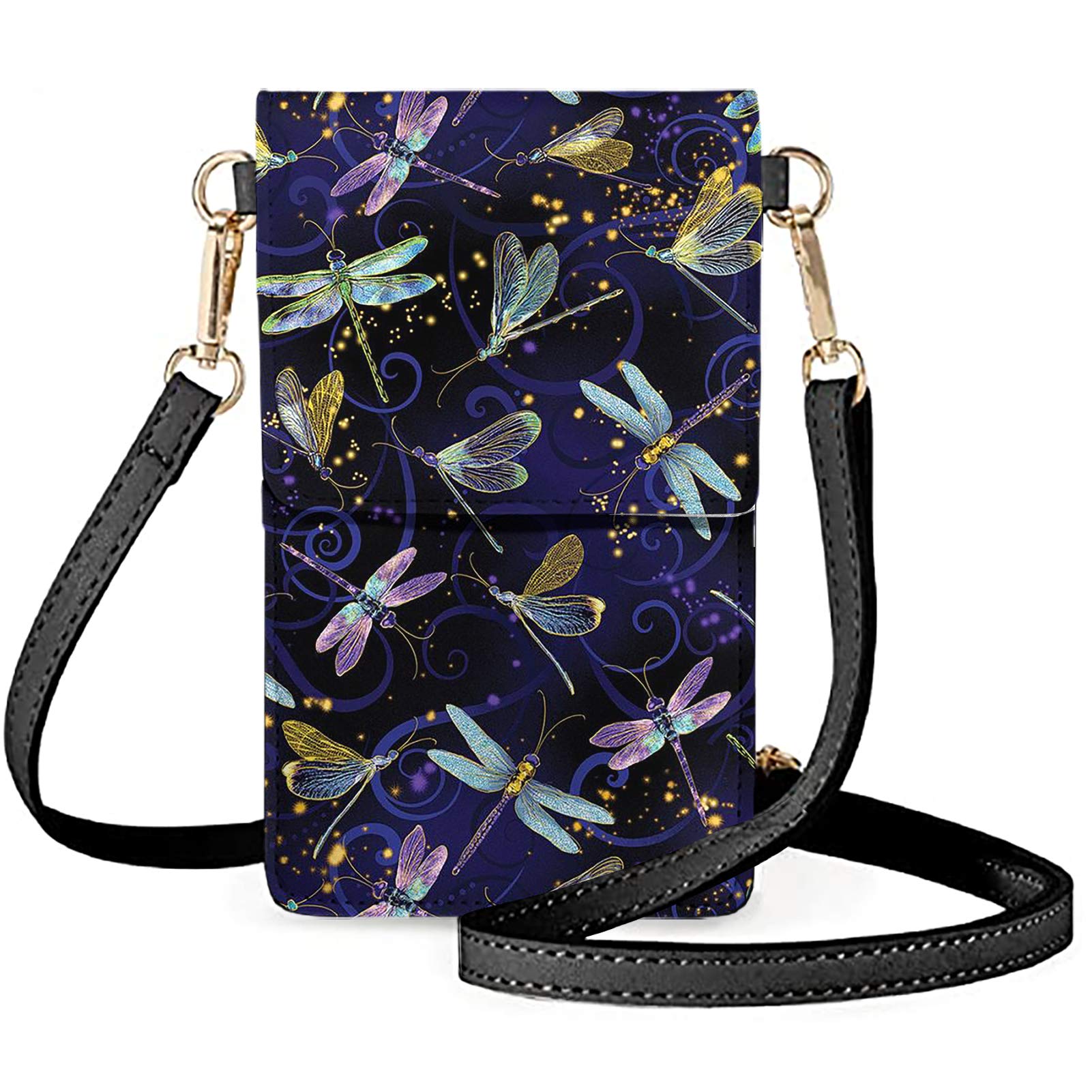 WELLFLYHOM Aztec Cell Phone Purse Crossbody Bag for Women, Southwestern Style, Polyester, 11cm x 20cm, 140g