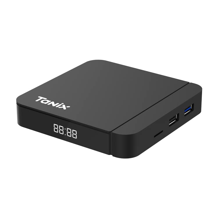 Android 11.0 TV Box,Tanix W2 Amlogic S905W2 Quad Core RAM 4GB ROM 32GB Dual WiFi 2.4G/5.8G BT4.2 4K 6K AV1 Home Smart Media Player Set top Box