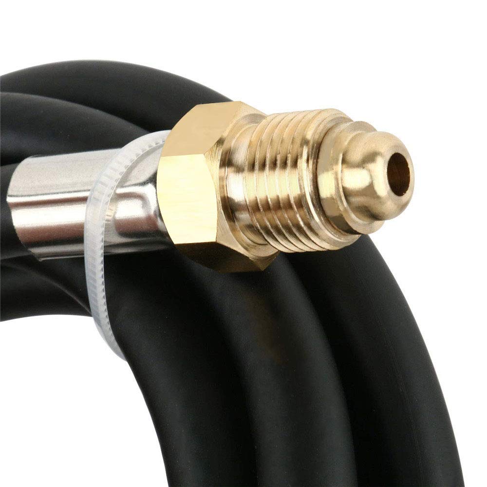 4YANG Argon CO2 Regulators Gauges Gas Welding Regulator CGA580 compatible with Miller Lincoln Mig Tig Weld (With Hose)