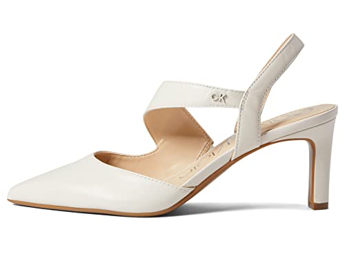 Calvin Klein Women's Larin Pump, Ivory, 7