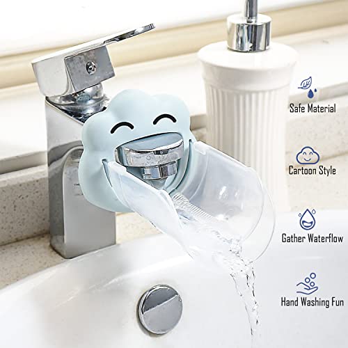 Amoretti Sonnet Kids Sink Faucet Extender - Reach The Sink Easily with The Silicone Faucet Extender.