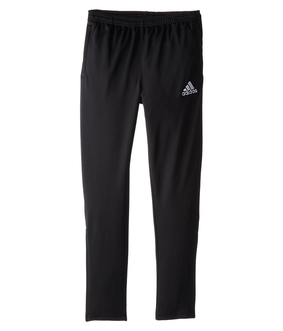 adidas Youth Soccer Core Pants, Black/White, Medium