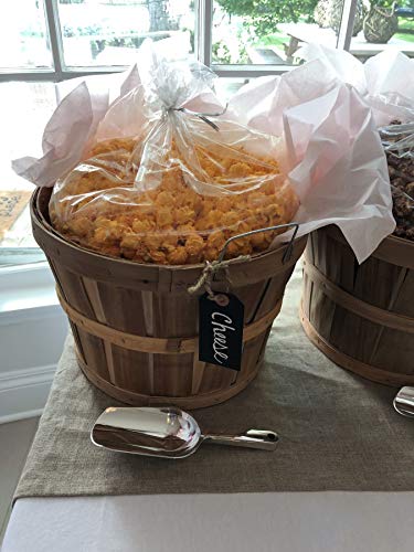Half Bushel Basket with Side Handles, 14"x9 1/2"
