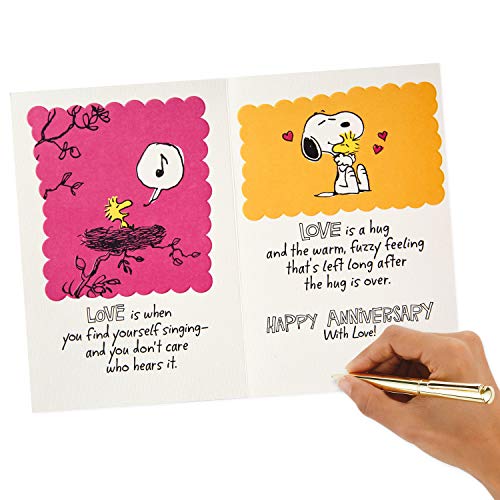 Hallmark Anniversary Card (Peanuts Vignette) (0399RZB1111)