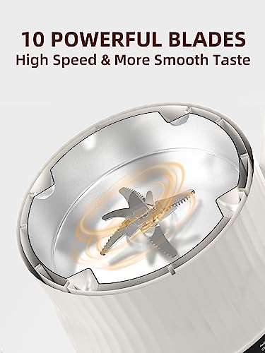 BUAIAHUG 20oz Nut Milk Maker Machine - Multi-Functional Automatic Almond Milk Machine with 10 Blades, Plant-Based Milk, Oat, Soy, Oat, and Dairy Free Beverages with 12 Hours Timer/Auto-clean/Room Temp/Keep Warm/Boil