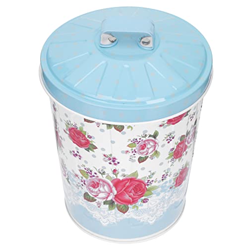 Cabilock Mini Table Trash Office Trash can Bathroom Garbage can Kitchen Trash can 13 Gallon can Decorative Garbage