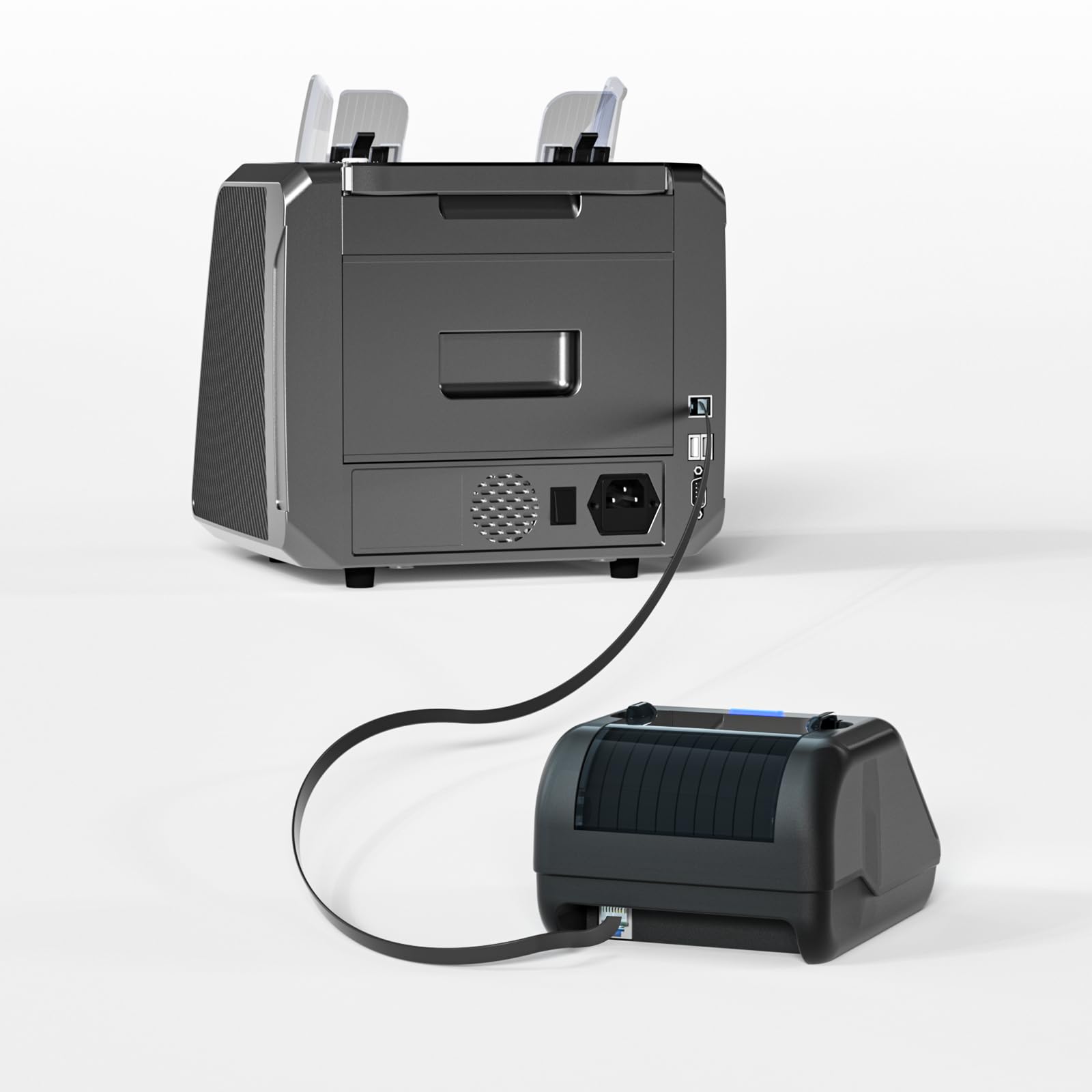 Aneken P30 Thermal Printer for AL-931, AL-N60 Money Counter Machine Mixed Denomination,Connects via RJ-11 Plug,Receipt Printer Suitable for 58 mm Thermal Paper, Default Baud Rate of 9600