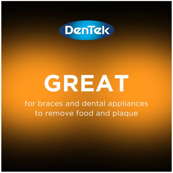 Dentek Slim Brush 32 Count Deep Clean Tight Teeth (6 Pack)