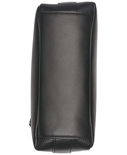 Calvin Klein Brenda Top Zip Crossbody, Black/Silver
