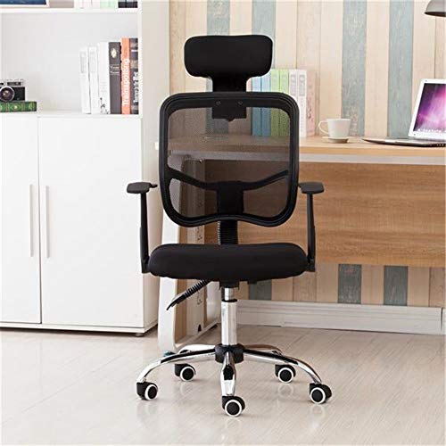 HALOU Executive Office Chair - High Back Office Chair with Footrest and Thick Padding - Reclining Computer Chair with Ergonomic Segmented Back, Black
