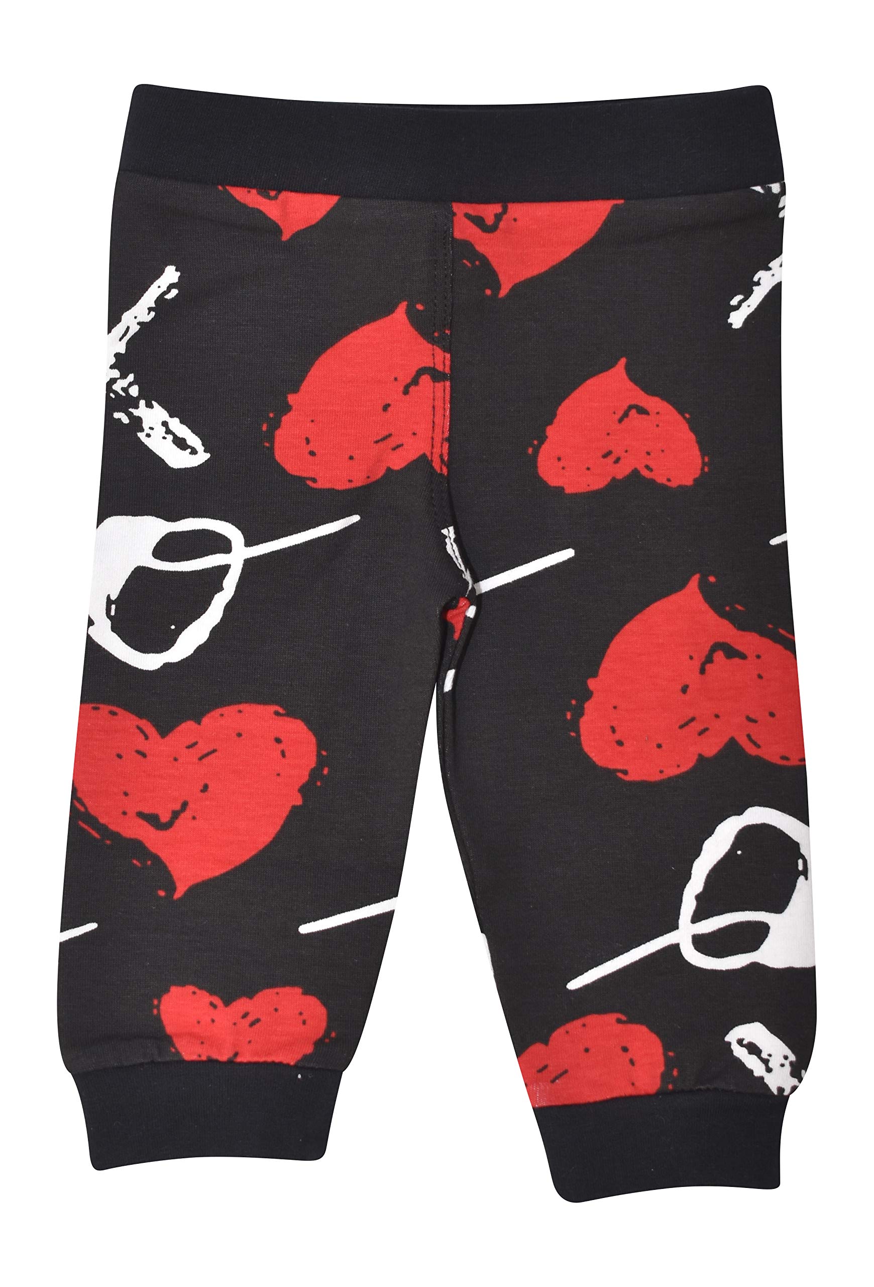 Unique Baby Boys Valentine's Day Bodysuit with XO Pants Clothing Set (18m)