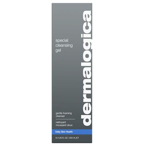 Dermalogica Special Cleansing Gel Gentle-Foaming Face Wash Gel for Women and Men - Leaves Skin Feeling Smooth And Clean, 8.4 Fl Oz