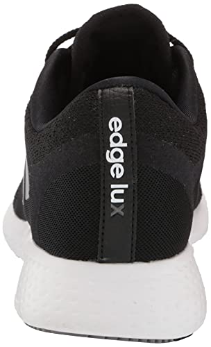 adidas Women's Edge Lux 4 Running Shoe, Core Black/White/Grey, 6.5
