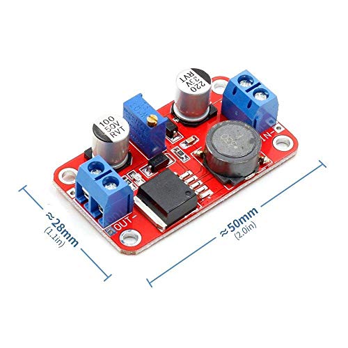ACEIRMC 3pcs XL6019 5A High Power Current DC to DC Step-up 5V 6V 12V 24V 3-35V to 5-40V XL6019 Converter Adjustable Voltage Regulator Power Modules Boost Module Booster (3pcs)