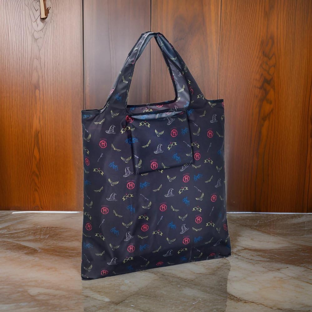 Amscan Spooky Harry Potter Trick-Or-Treat Bag - 16" x 15.5" (1 Pc.) - Perfect for Halloween and Horror-themed Parties