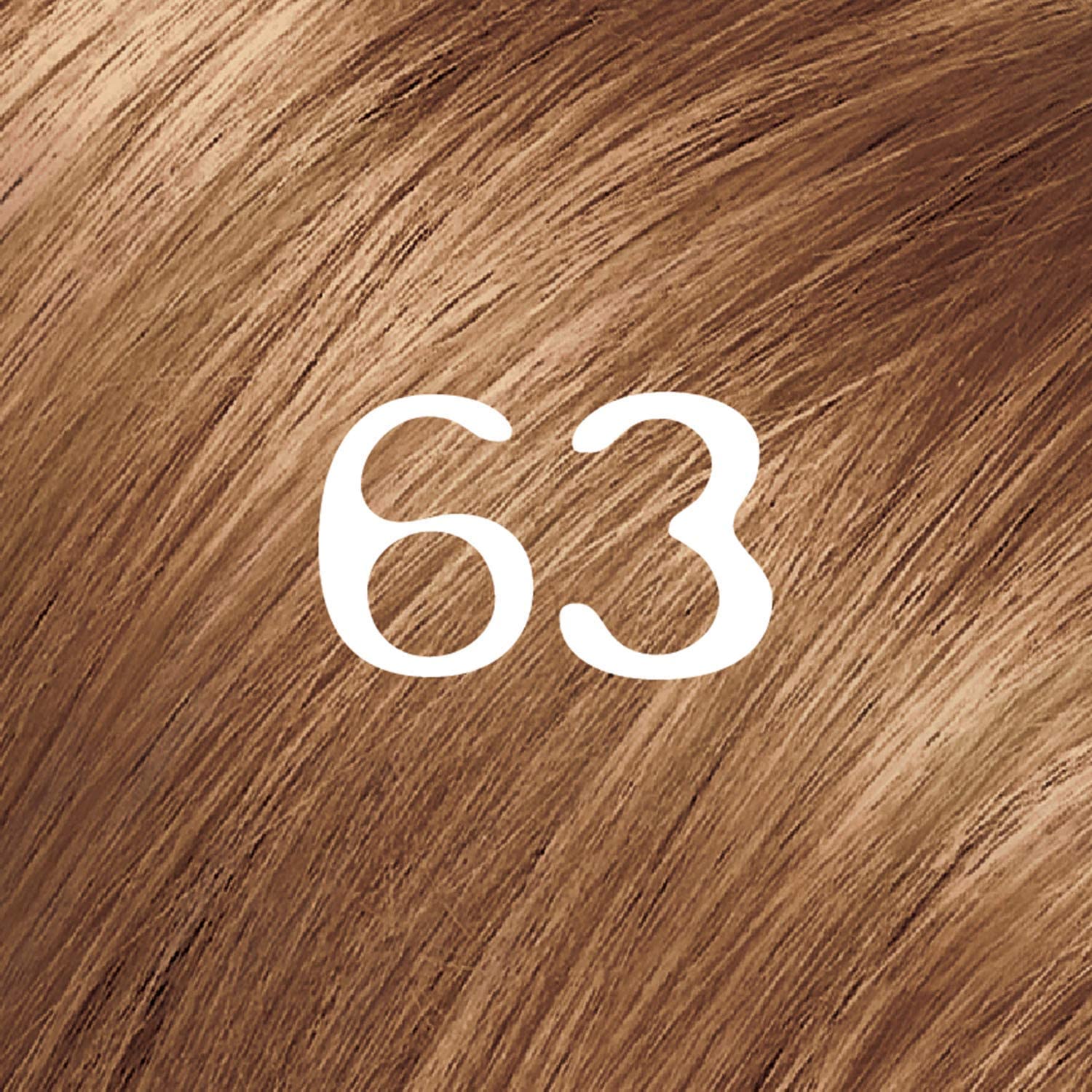 L’Oréal Paris Feria Multi-Faceted Shimmering Permanent Hair Color, 63 Sparkling Amber, Hair Dye Kit, Pack of 2