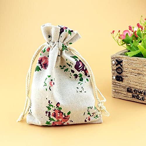 500Pcs Multi Colors Styles Drawstring Jewelry Bag Cotton Cloth Gift Bags 1014cm Gifts Packing