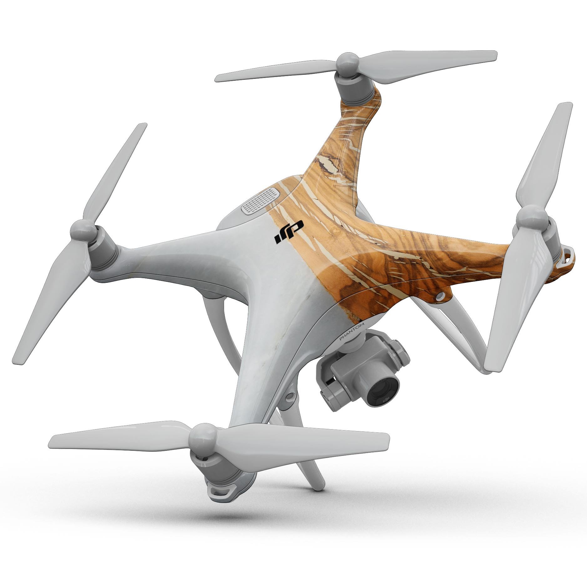 Design Skinz Design Skinz Marble & Wood Mix V1 Full-Body Wrap Decal Skin-Kit Compatible with The Drone DJI Phantom 3/Phantom 3 Pro