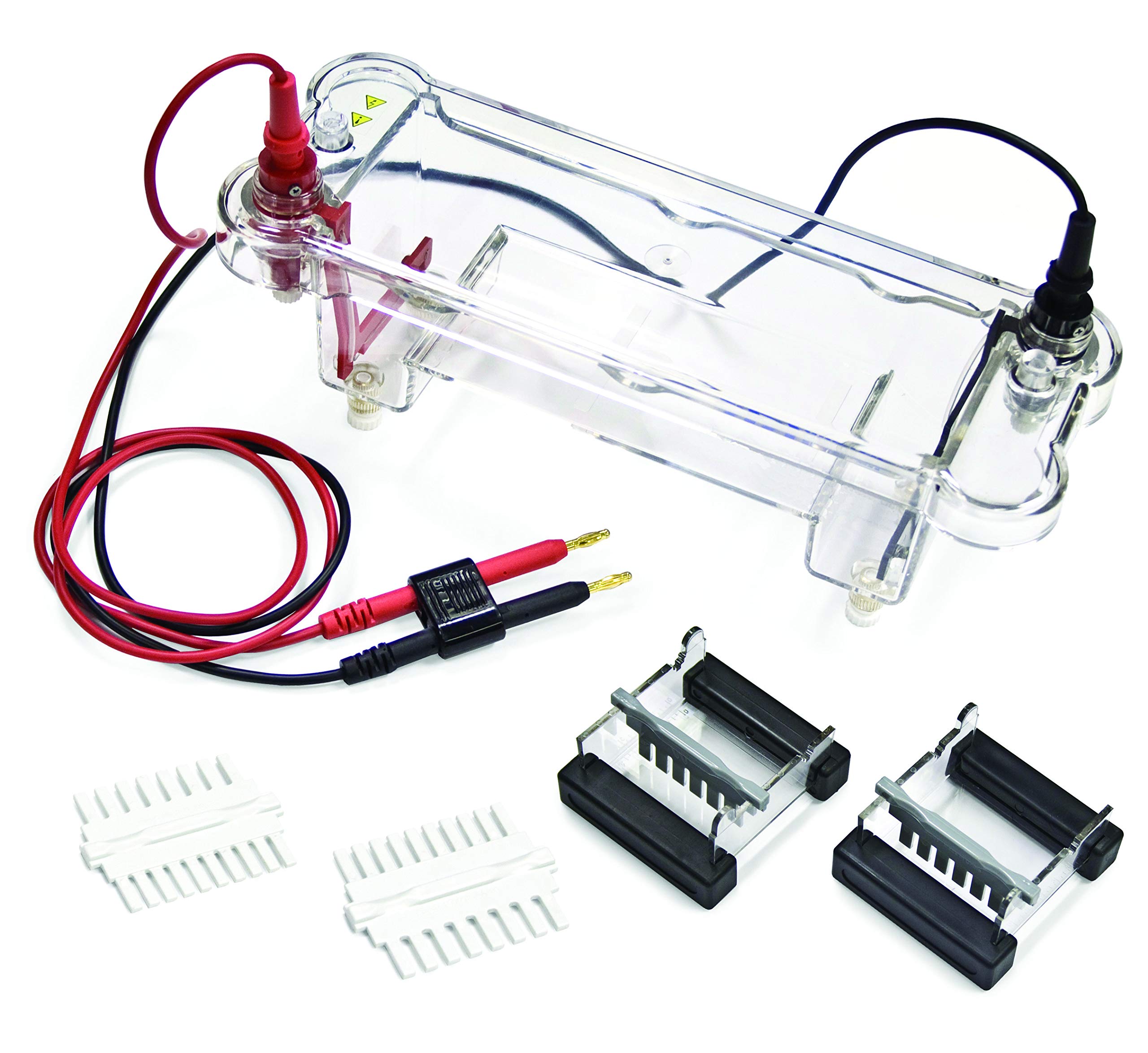 Vision scientific VLE002P Electrophoresis Apparatus, 16 Samples per Gel, Two 7x7cm Casting Trays, one Experimental Kit