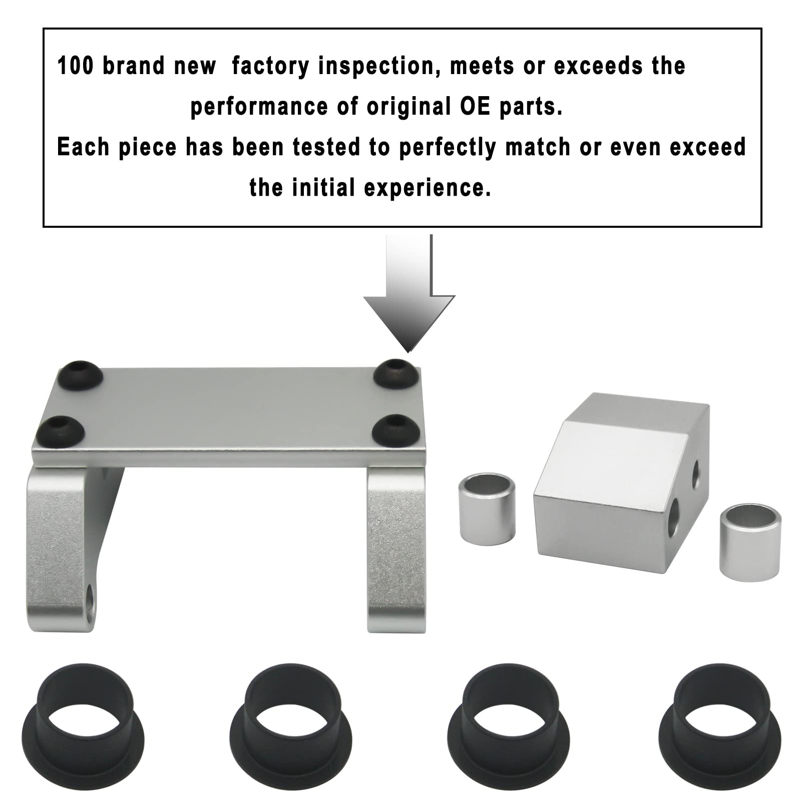 Metal Drive Toggle and Clevis Mount Fit La-Z-Boy/Lazyboy Power Recliners, Includes 4 Elastic Wear Bushings, Fits for La-Z-Boy Power Rocker Recliners