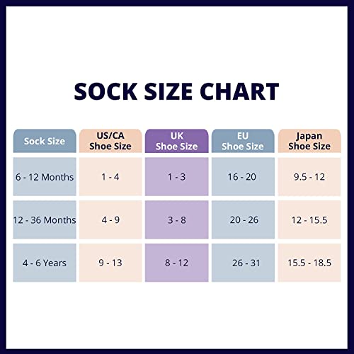 LA ACTIVE Girls Knee High Socks Cozy Warm Cotton Uniform Athletic Socks for Toddlers Dress Socks
