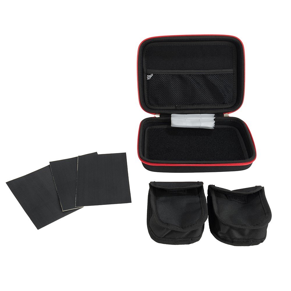 Mini Projector Case Travel Carrying Bag with Handles and Accessory Pockets fits Small Portable Projectors from TOUMEI, ARTLii, RIF6, PoFun, DBPOWER, TENKER, DR.J, GooDee, FUNAVO