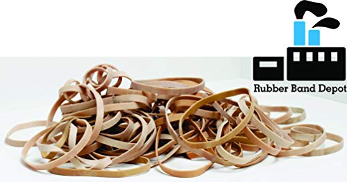 Rubber Bands, Rubber Band Depot, Size #33, Approximately 205 Rubber Bands Per Bag, Rubber Band Measurements: 3-1/2" x 1/8'' - 1/4 Pound