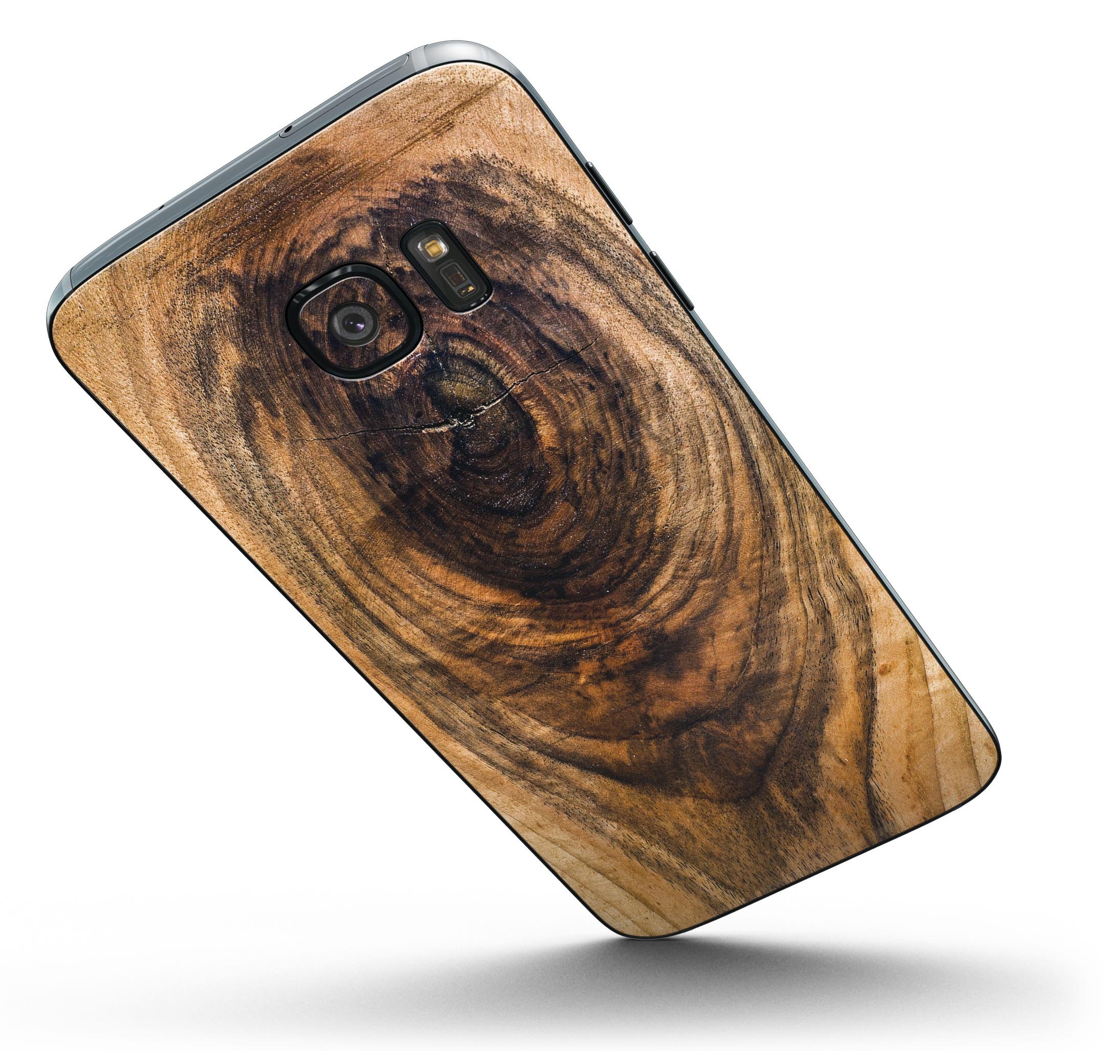Design Skinz Design Skinz Light Knotted Woodgrain Full-Body Wrap Decal Skin-Kit for The Galaxy S9 Plus