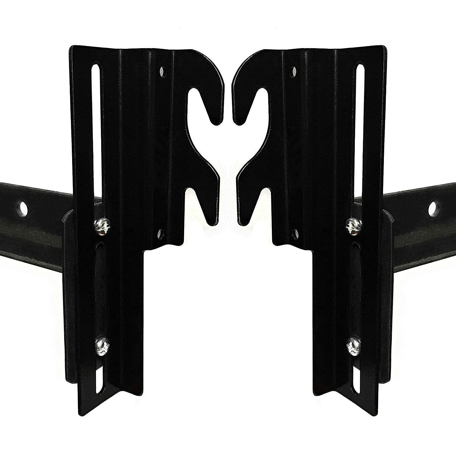 ABSOK Hook On Bed Frame Brackets, 711 Bolt-On to Hook-On Bed Frame Conversion Brackets, 2Pcs Headboard Hook Set with Hardware Hook Plate