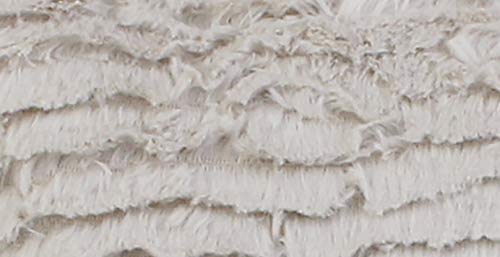 Thro by Marlo Lorenz Throw Pillow and Blanket, Light Gray