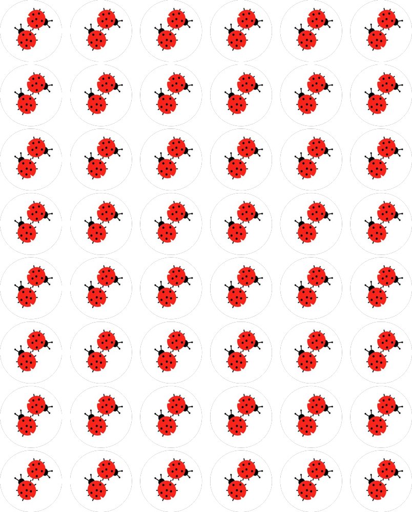 Ladybug Envelope Seals - 1.2" Cute Ladybug Stickers - 144 Stickers