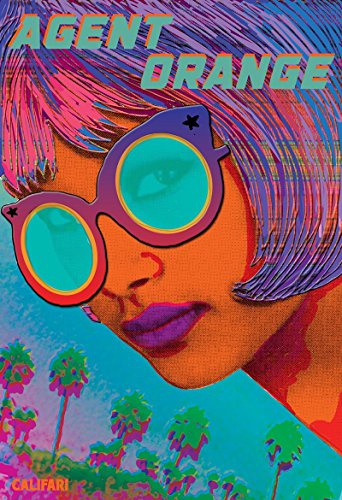 Califari Agent Orange- Vivid Strain Art Wall Poster, Decor for a Home, Dorm, Dispensary, Store, or Smoke Shop - 13" x 19" Lithograph Print