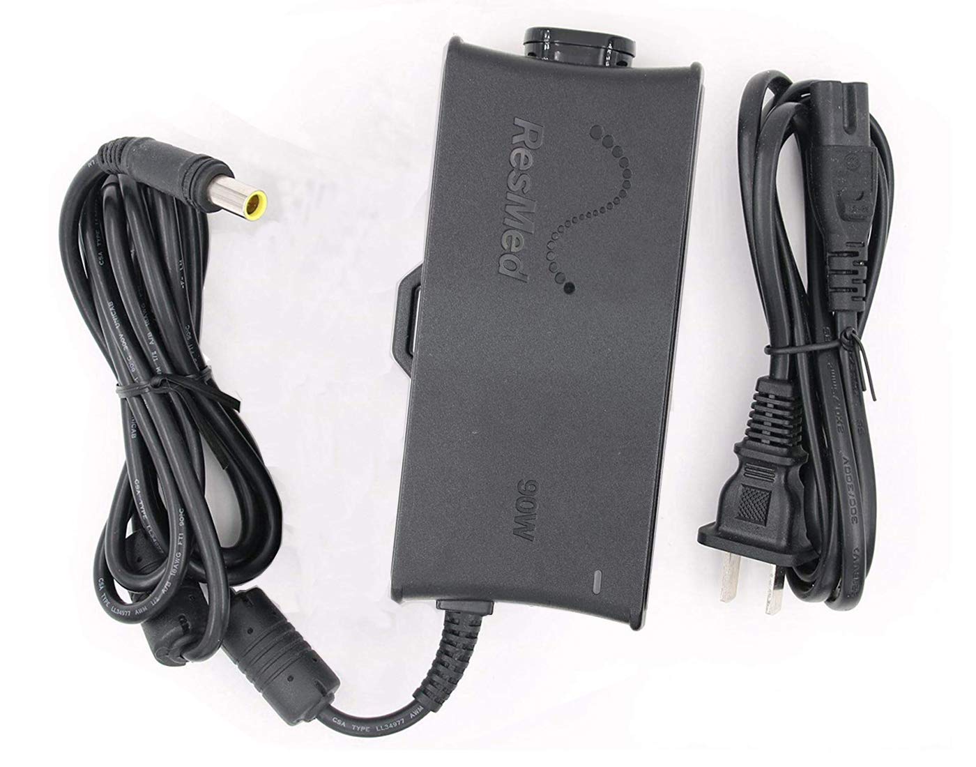 OEM 90W UL Testing Certification 24V 3.75A AC/DC Adapter Compatible with ResMed Airsense 10 Air Sense S10 AirCurve 10 Series CPAP BiPAP Machines Medistrom Pilot-24 Lite Battery Backup Power Supply