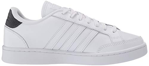 adidas Women's Grand Court SE Tennis Shoe, White/White/Grey, 7.5