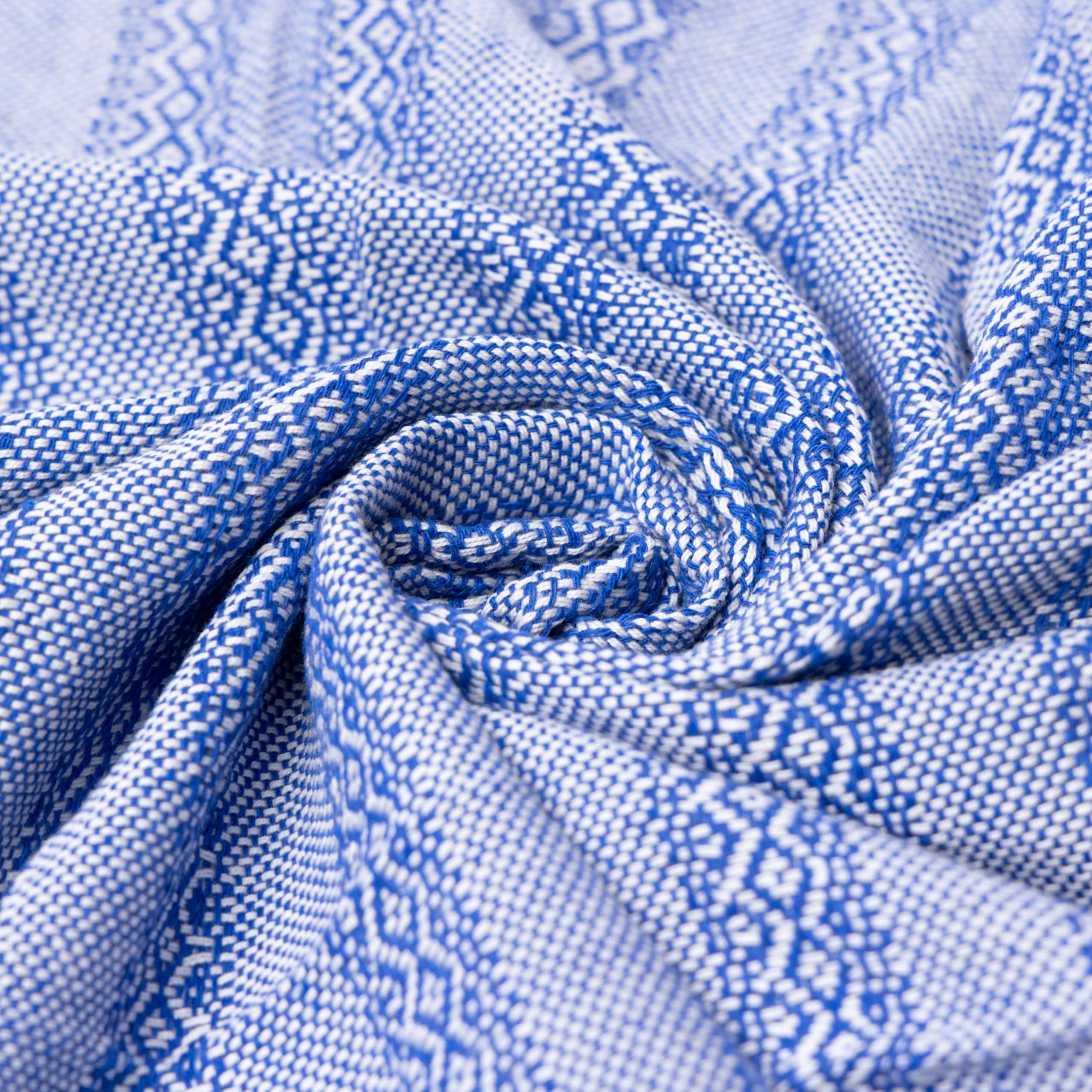 Baby Trapoz Mexican Rebozo Shawl, Ideal for Natural Birth, Doula Massage, 98.5", Royal Blue
