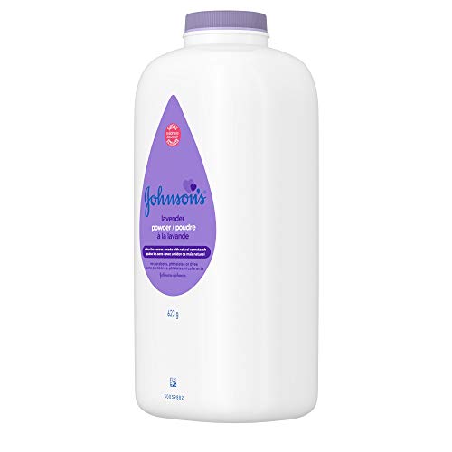 Johnson's Baby Powder, Pure Cornstarch, Lavender & Chamomile, 22 Ounce (Pack of 3)