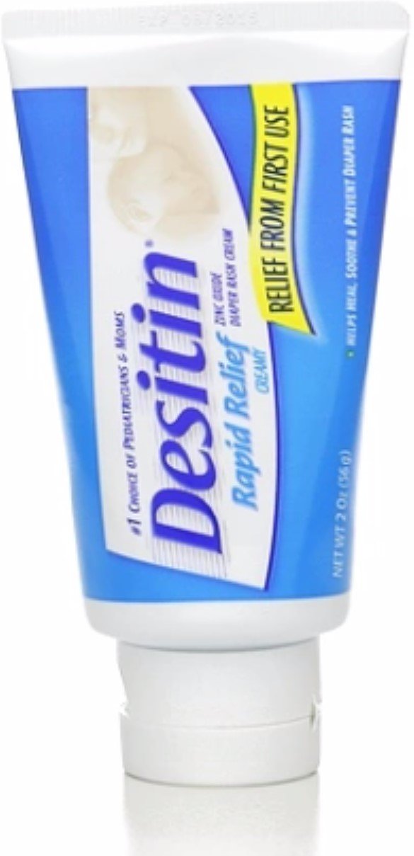 DESITIN Rapid Relief Diaper Rash Creamy Ointment 2 oz (Pack of 6)