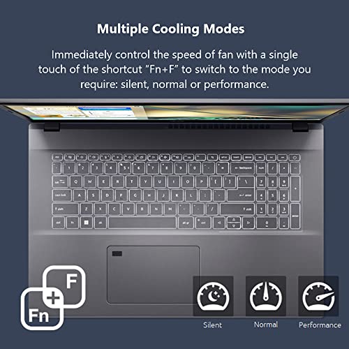Acer Aspire 5 A517-53-5087 Laptop | 17.3" Full HD IPS Display | 12th Gen Intel Core i5-1235U | 16GB DDR4 | 512GB NVMe SSD | 802.11ax Wi-Fi 6 | Thunderbolt 4 | Fingerprint Reader | Backlit Keyboard
