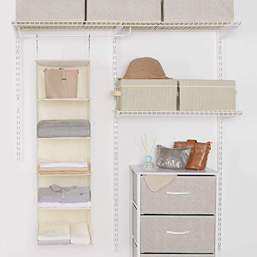 GRANNY SAYS Bundle of 3-Pack Trapezoid Storage Bins & 1-Pack Hanging Closet Organizer