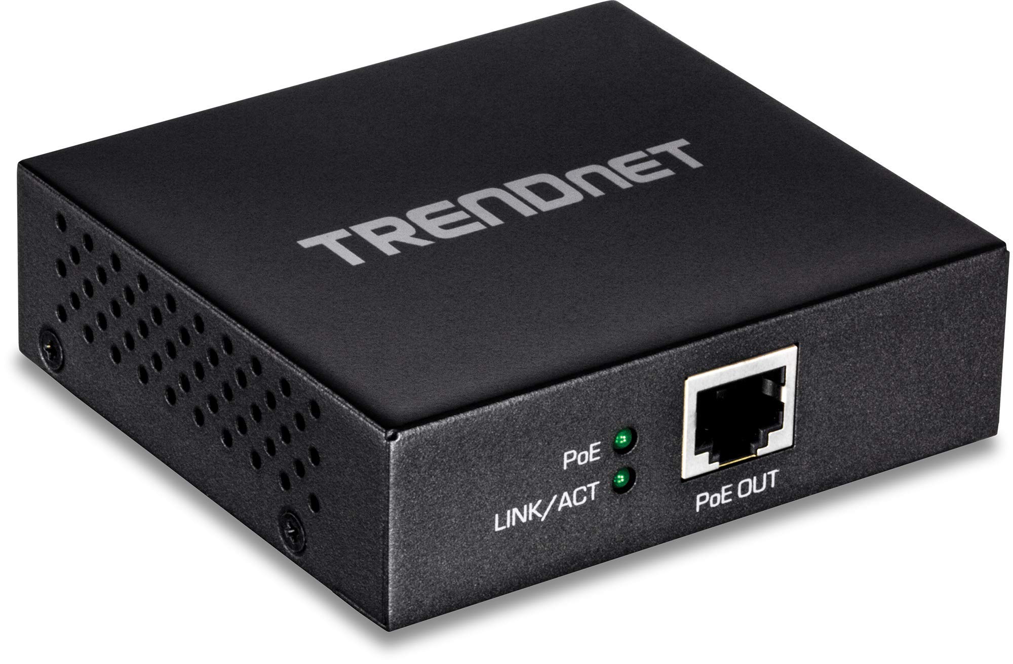 TRENDnet Gigabit PoE+ Repeater/Amplifier, Single Port PoE Power over Ethernet, Extends 100m for Total Distance Up to 200m (656 ft.), TPE-E100 (Renewed)