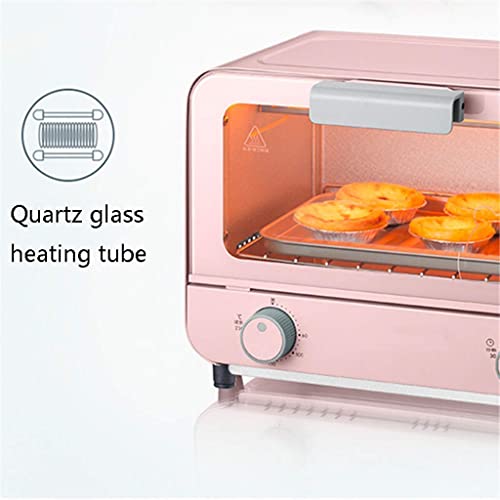 9L Mini Oven Adjustable Temperature 60-230 β and 30 Minutes Timer Multifunctional Home Baking Oven Baking Cake Bread Biscuit Machine Tempered Glass 800W Commodity Code: LXJ-66 (Blue) (Blue)