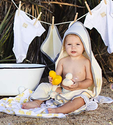 Burt's Bees Baby Washcloths, Absorbent Knit Terry, Super Soft 100% Organic Cotton