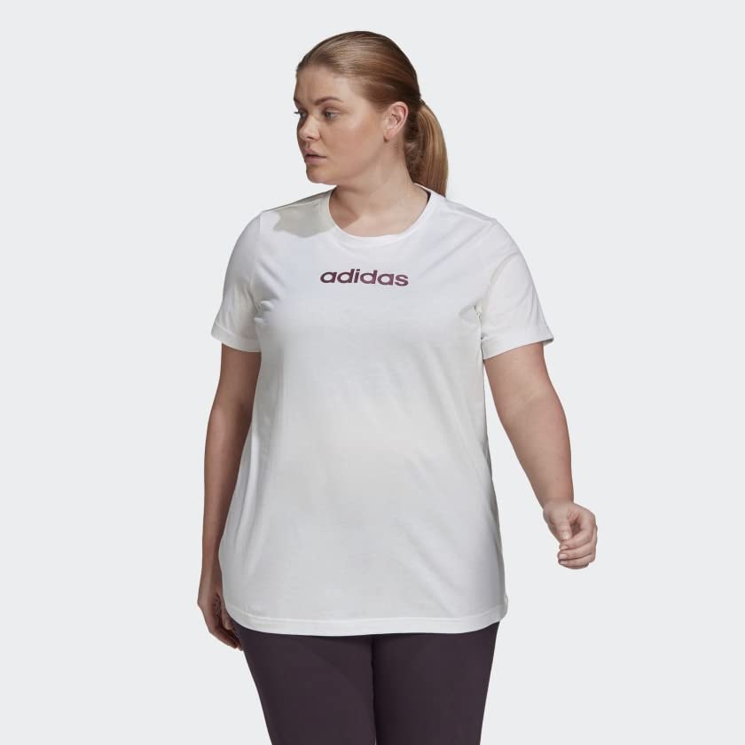 adidas Womenomen E Tee, Purple Tint/Copper Metallic, Large