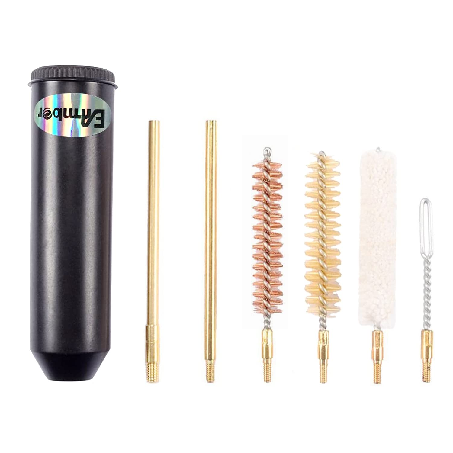 9mm Pistol Cleaning Kit Set Pocket Size Hand Gun Bore Brush for cal.38/357/9mm Pistol Cleaning