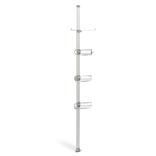 simplehuman Shower Caddy, Matt Stainless Steel + Anodised Aluminium