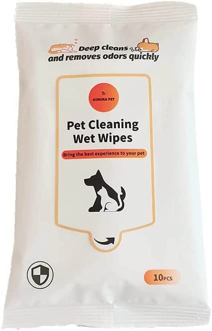Aurora Pet Bundle Pack (2) Merrick Fresh Kisses Real Pumpkin & Cinnamon Flavor Small Breed Dog Dental Treats Grooming Wipes