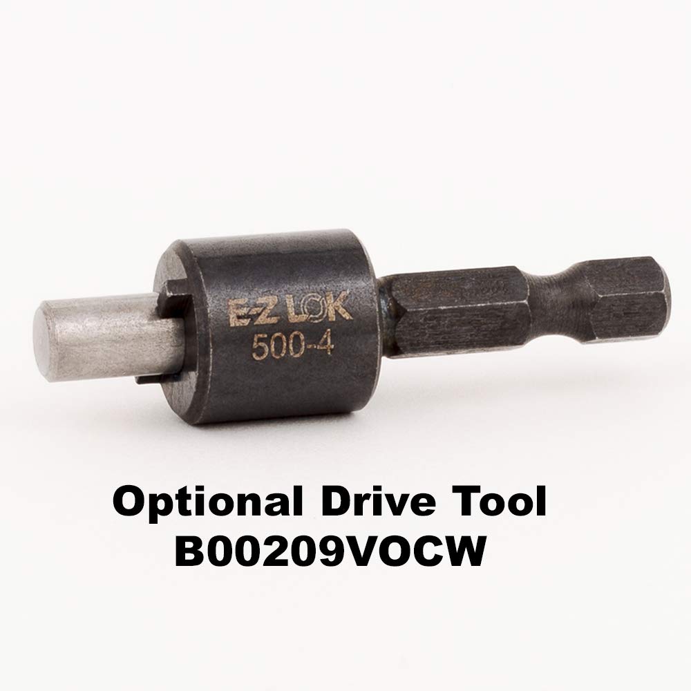 E-Z Lok Externally Threaded Insert, C12L14 Carbon Steel, Meets AISI 12L14, 5/16"-24 Internal Threads, 7/16"-14 External Threads, 0.437" Length, Made in US (Pack of 10)