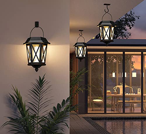 Ceiling Hooks for Hanging Plants 2Pack 2.5in,Wall Mount Hangers Plant Hooks,Wall Hooks for Plants,Lights,Planters,Lanterns,Hanging Bird Feeders,Wind Chimes,indoor&Outdoor Decoration Hooks Black