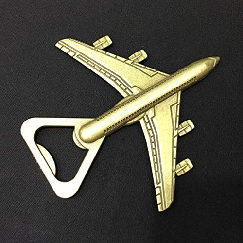 Airplane Bottle Opener Aviation Gifts for Pilot Airplane Decor Birthday Gift for Veteran Plane Beer Bottle Opener